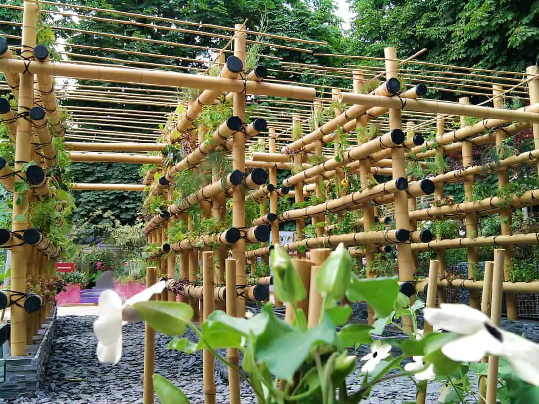 The Babylon Urban Garden Made Out of Bamboo • 1001 Gardens