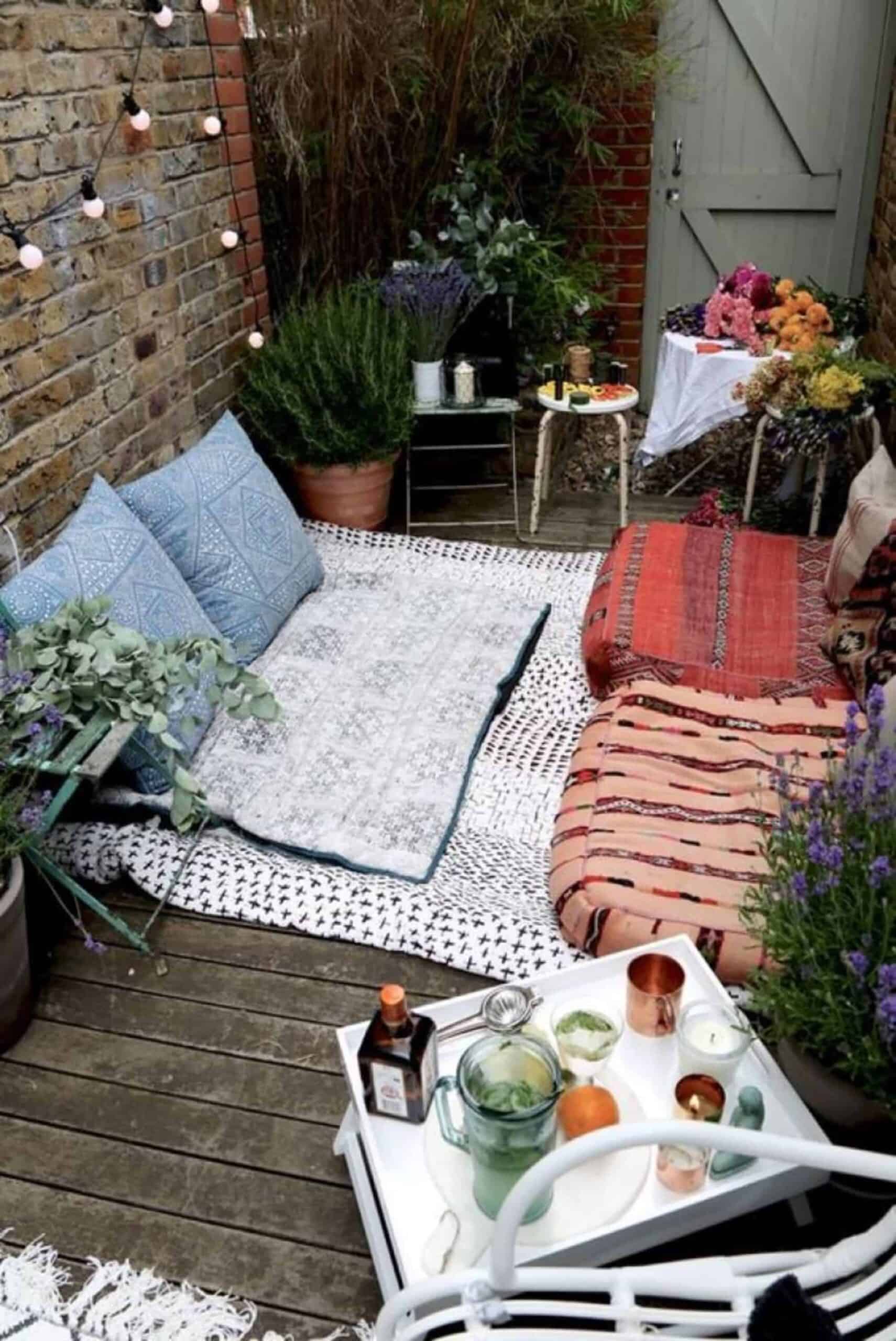 8 Ideas to Adopt the Bohemian Spirit on Your Terrace - 1001 Gardens