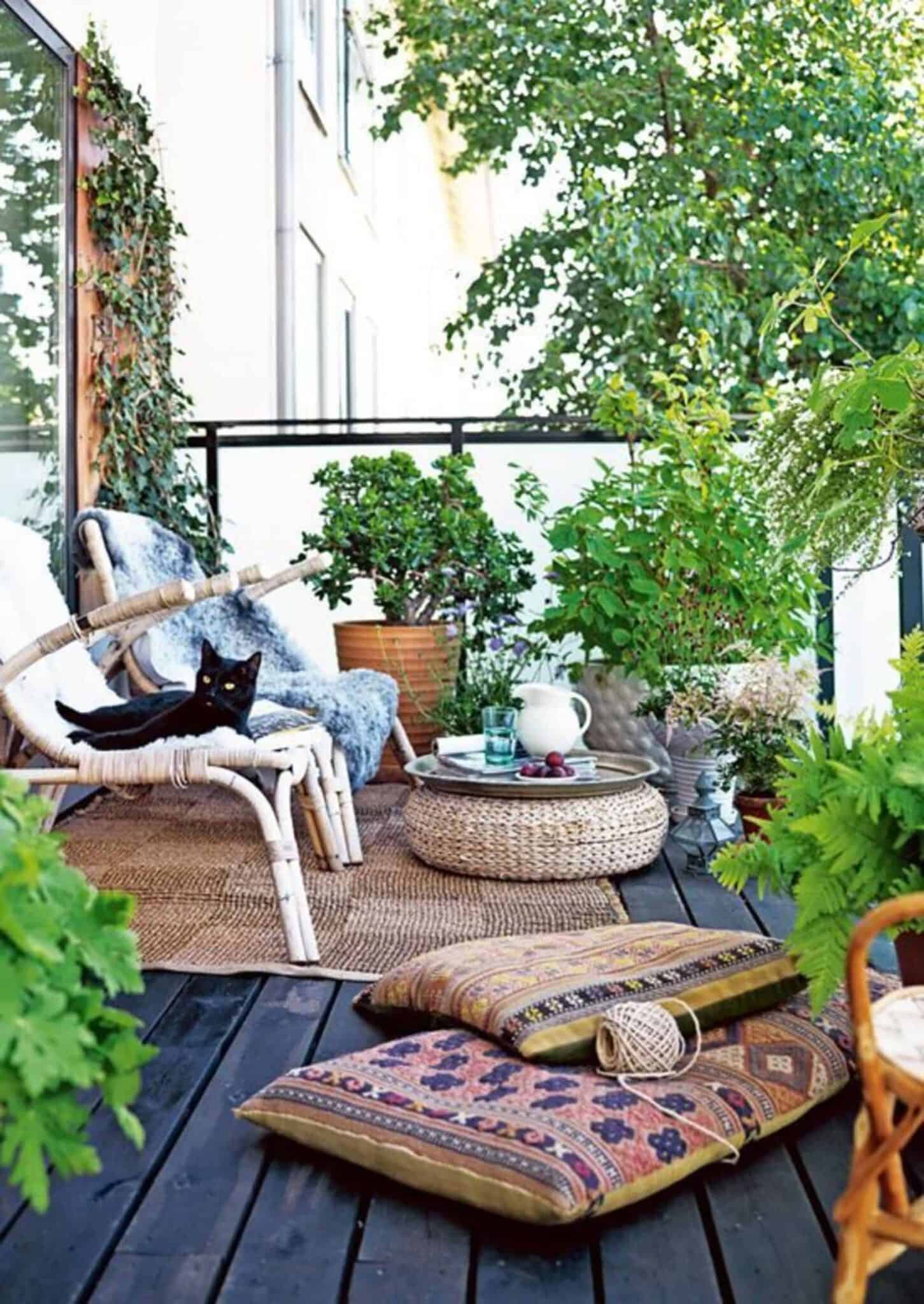 8 Ideas to Adopt the Bohemian Spirit on Your Terrace - 1001 Gardens