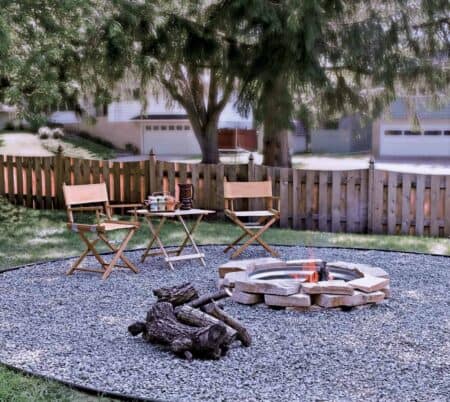 How to Build a Fire Pit Ring - Outdoor Fireplace - 1001 Gardens