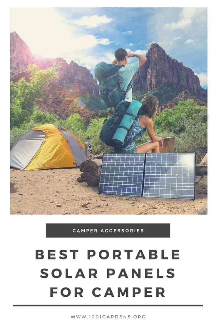 Best Camping Portable Solar Panels - 1001 Gardens